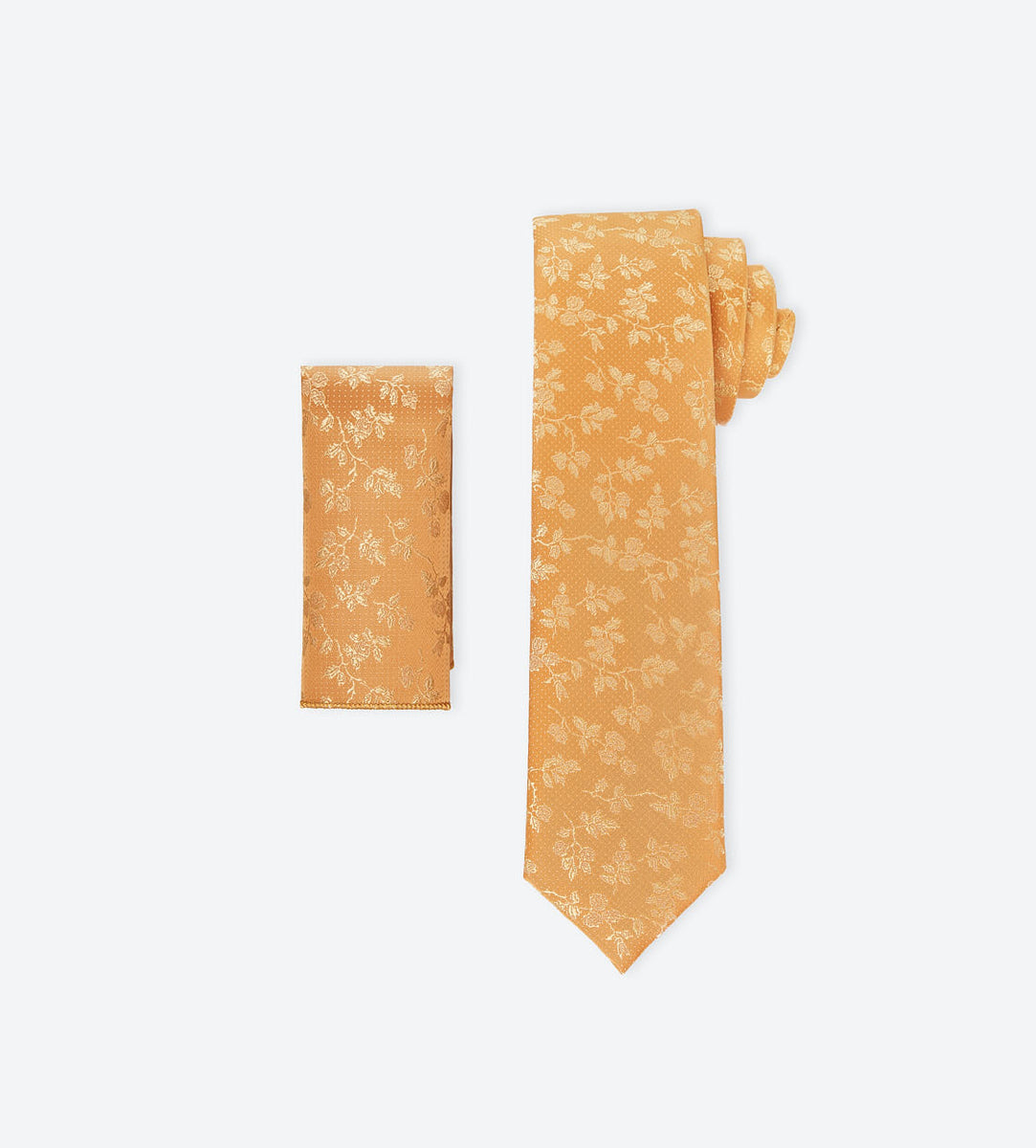 Yellow Floral Tie – Peyman Umay